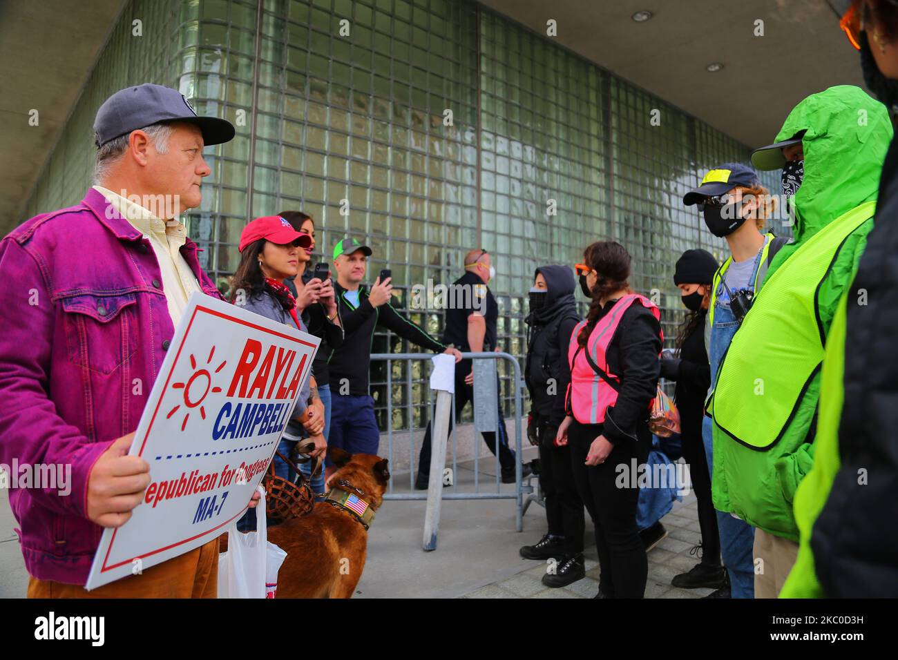 Boston police official walks hi-res stock photography and images - Alamy