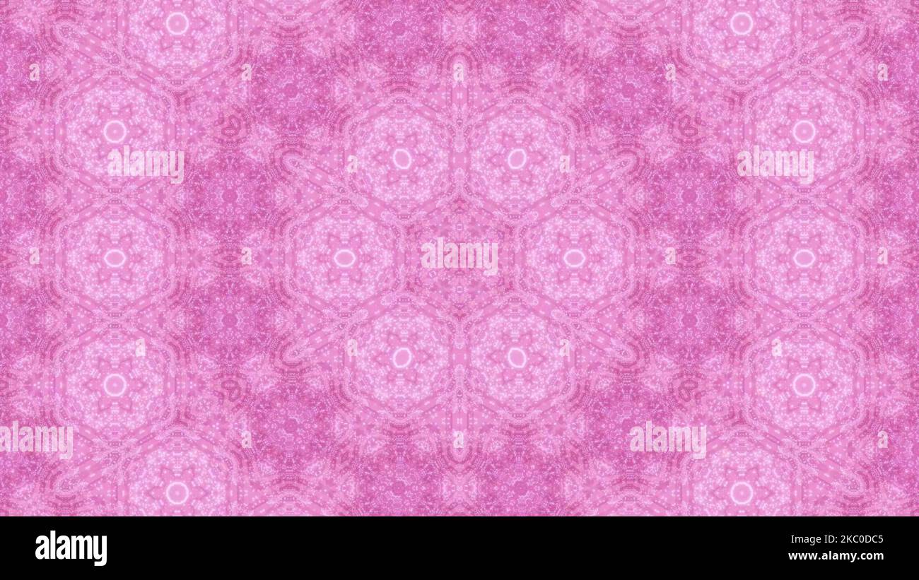 A seamless pattern of pink mandala background Stock Photo - Alamy