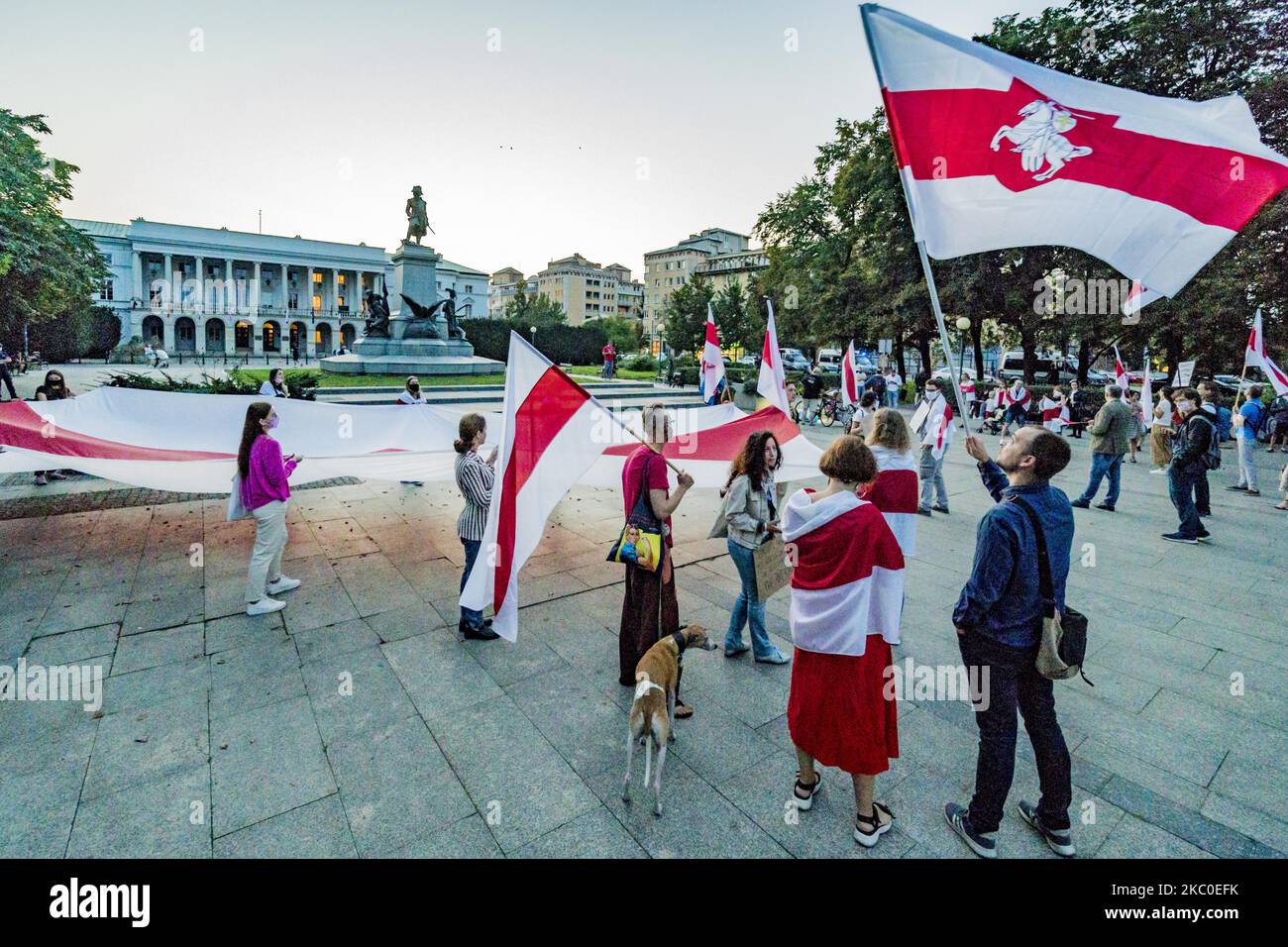 Old belarusian flags hi-res stock photography and images - Alamy