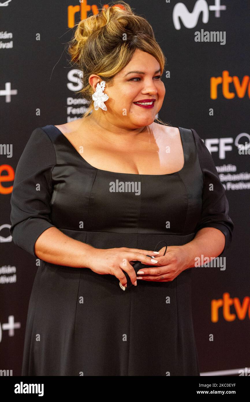 Romina Escobar attends 'Nosotros Nunca Moriremos' premiere during the ...
