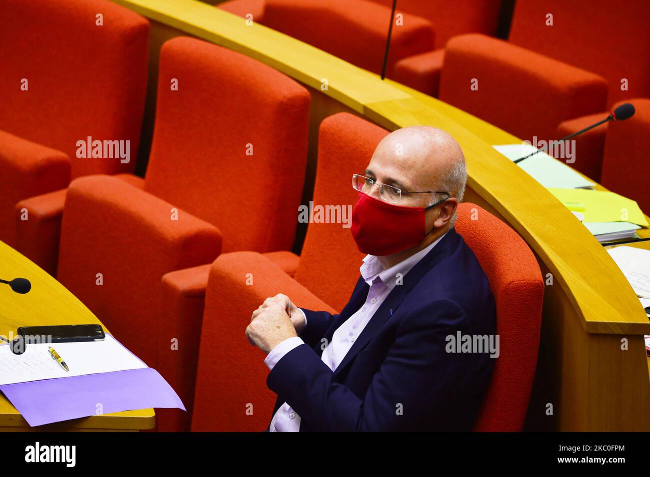 French senator bernard jomier attends hi-res stock photography and ...