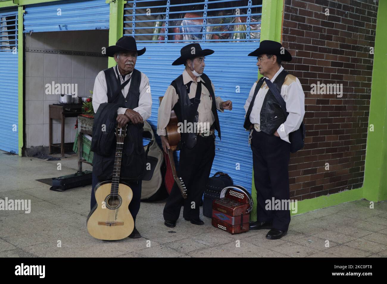 Norteños during the 63rd anniversary of the La Merced Market, which was ...
