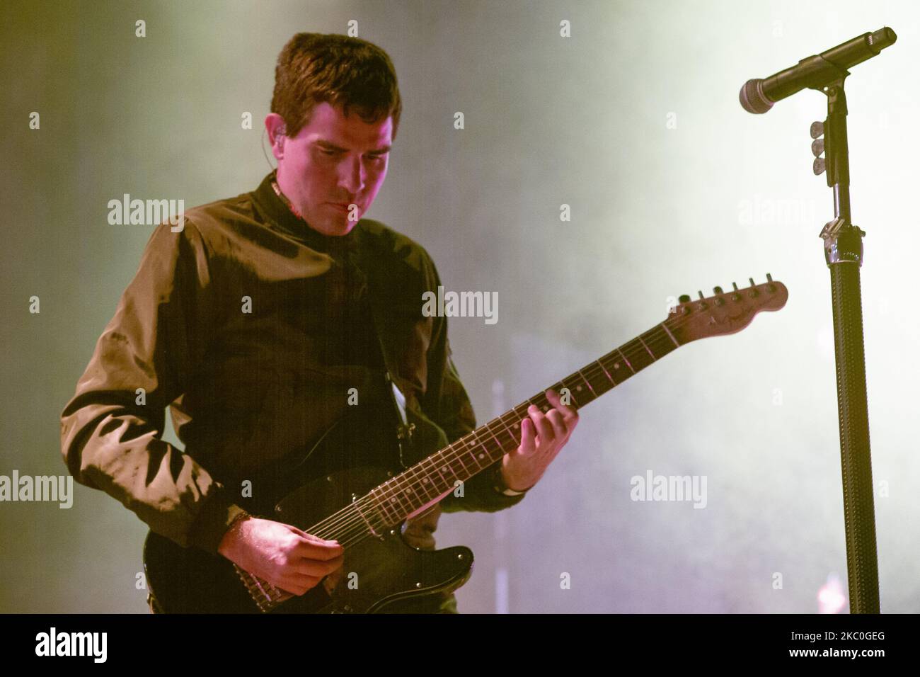 The singer Marc Gili de la banda Dorian during her performance at the ...