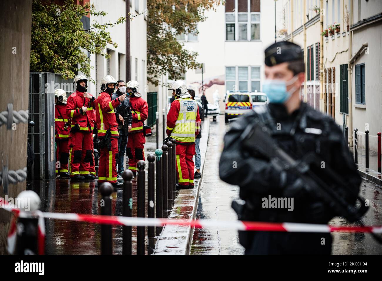 This Friday, September 25, 2020, shortly before noon, a man armed with ...