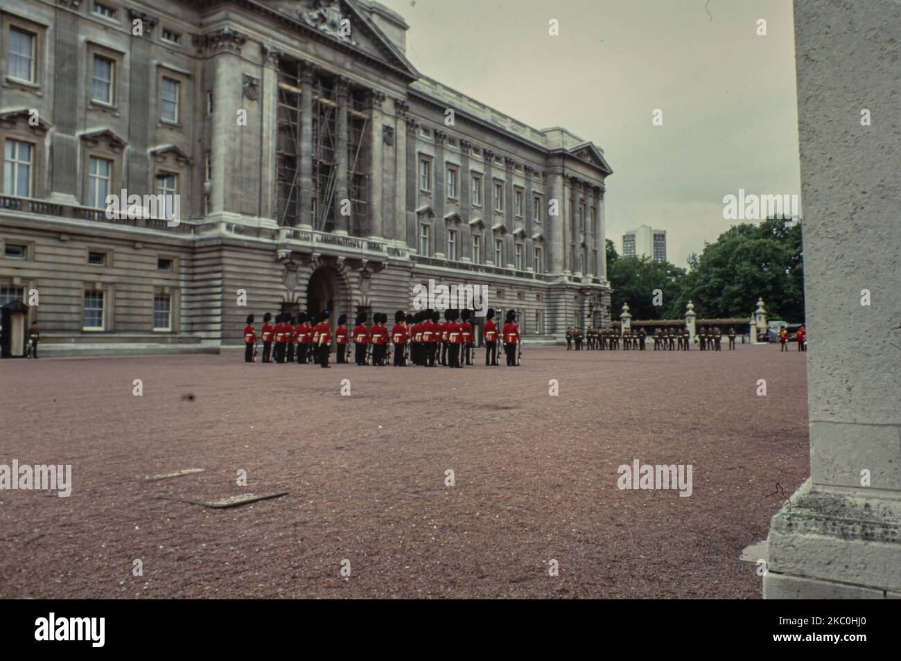 London, United Kingdom may 1979: Change of guard scene in London in 70s ...