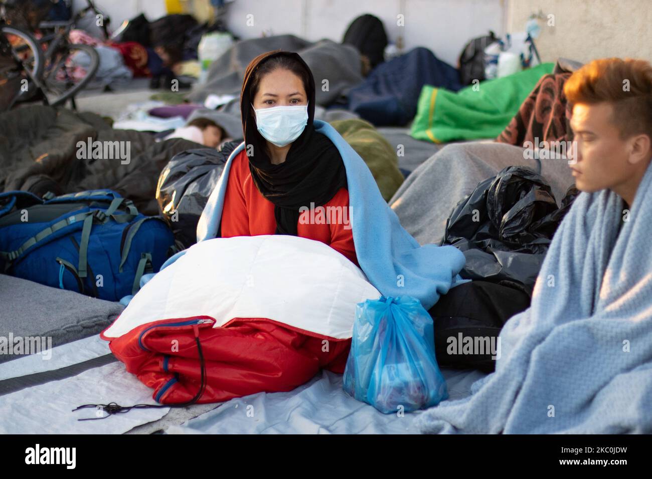 Adult african homeless woman on street hi-res stock photography and ...
