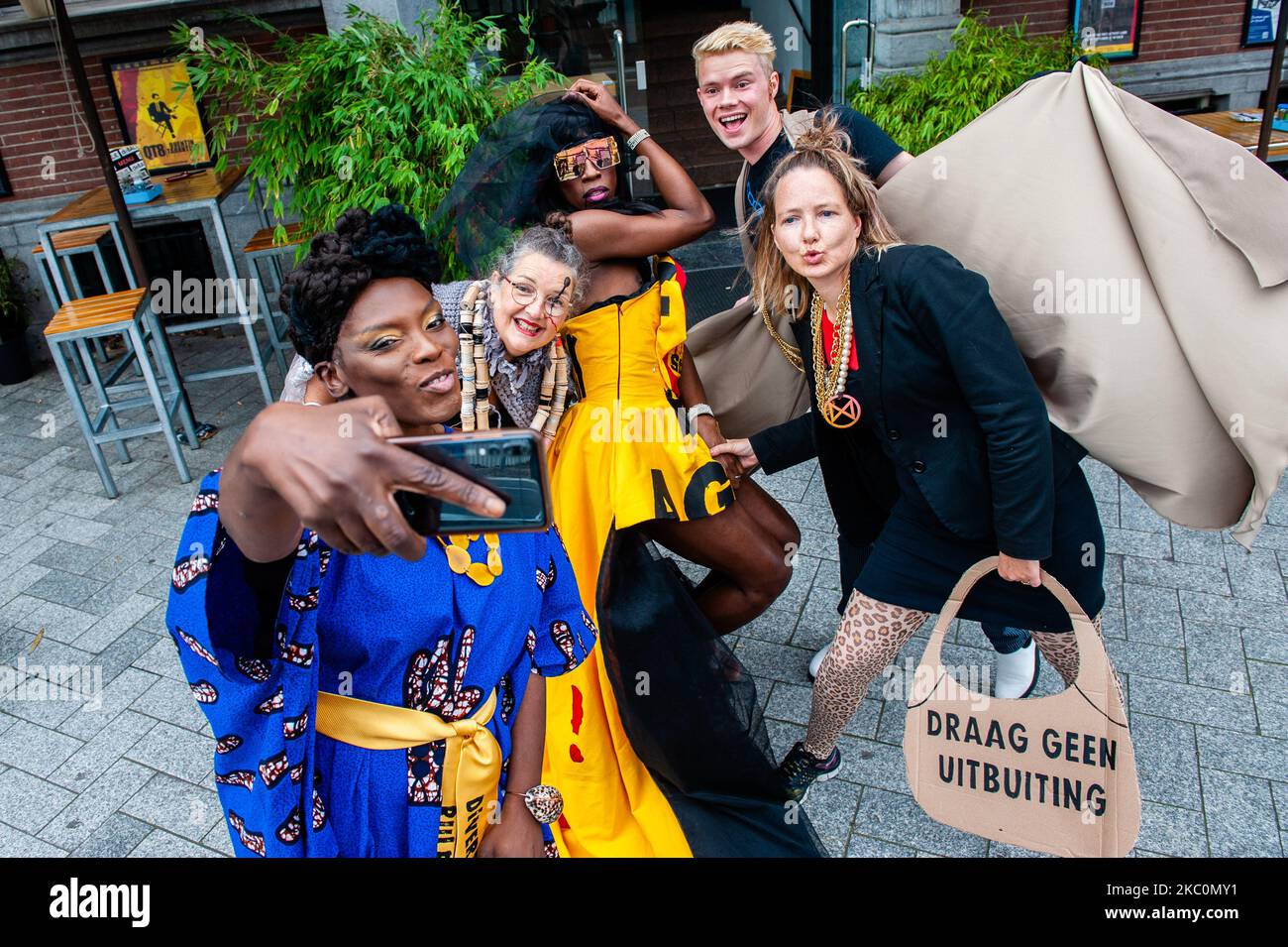 Janice Deul, who is a Surinamese-Dutch fashion activist and fashion ...