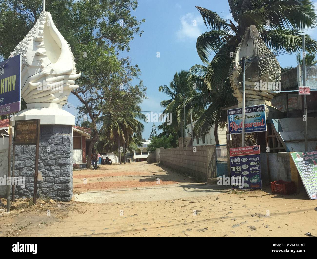 Conch shell kanyakumari hi-res stock photography and images - Alamy