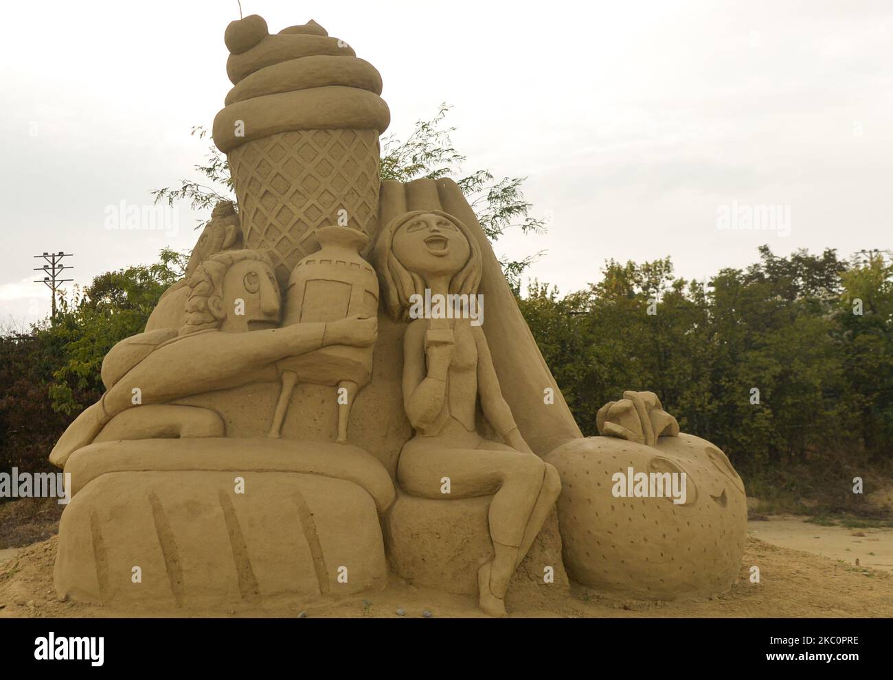 'Cloudy with a chance of meatballs' by Kalin Dilovski seen during the ...