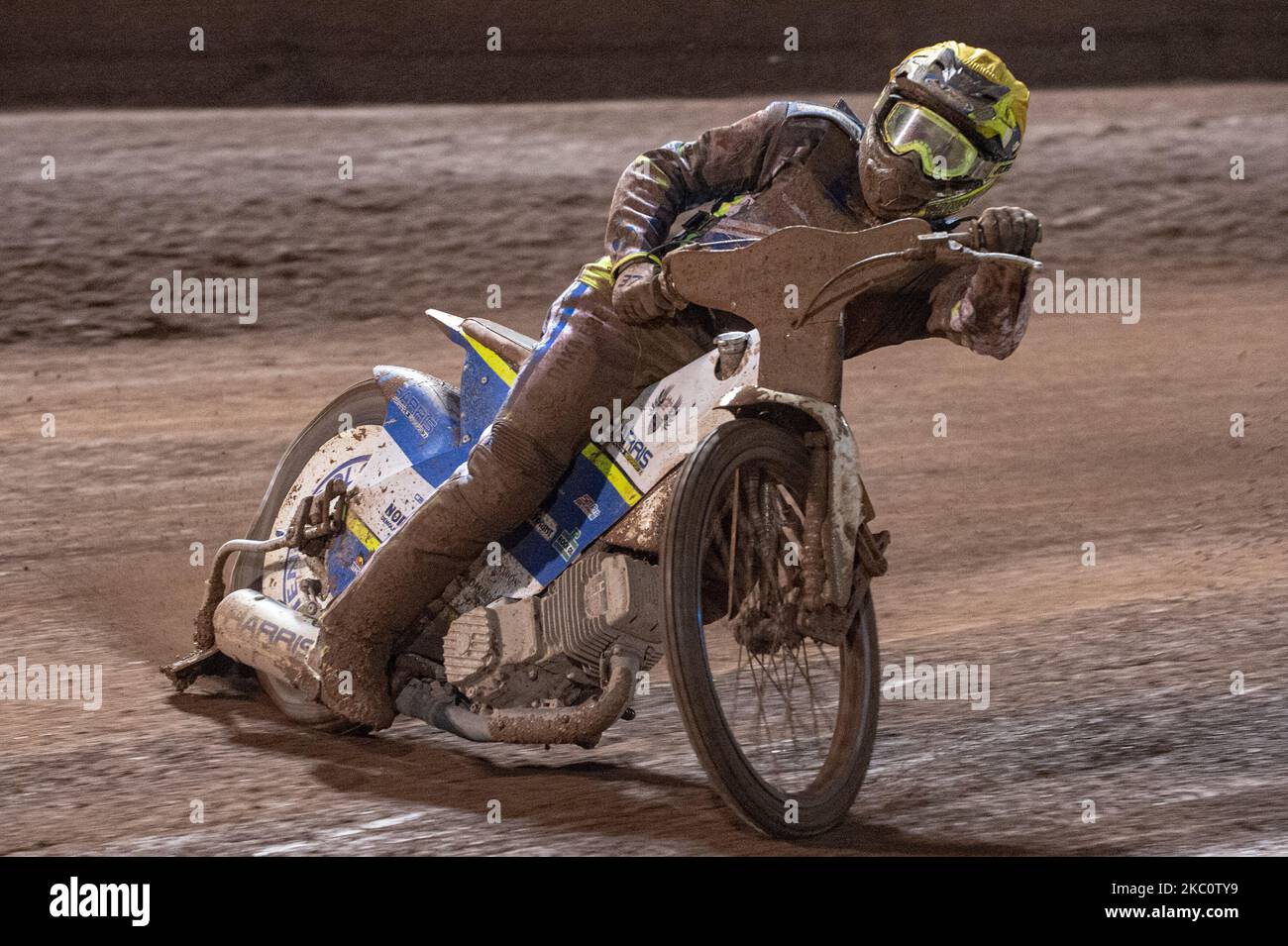 Chris Harris in action during the British Speedway Championship at the ...