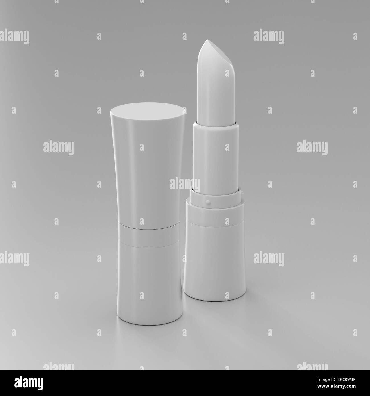 A 3d rendering of a lipstick tube isolated on white background Stock ...