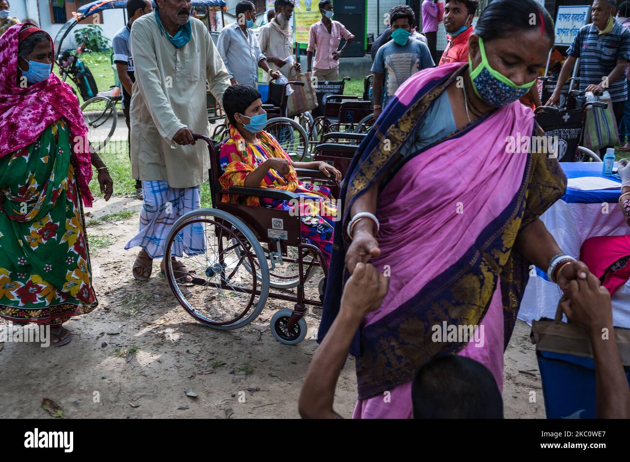 A distribution of disability aids donation function was held at the ...