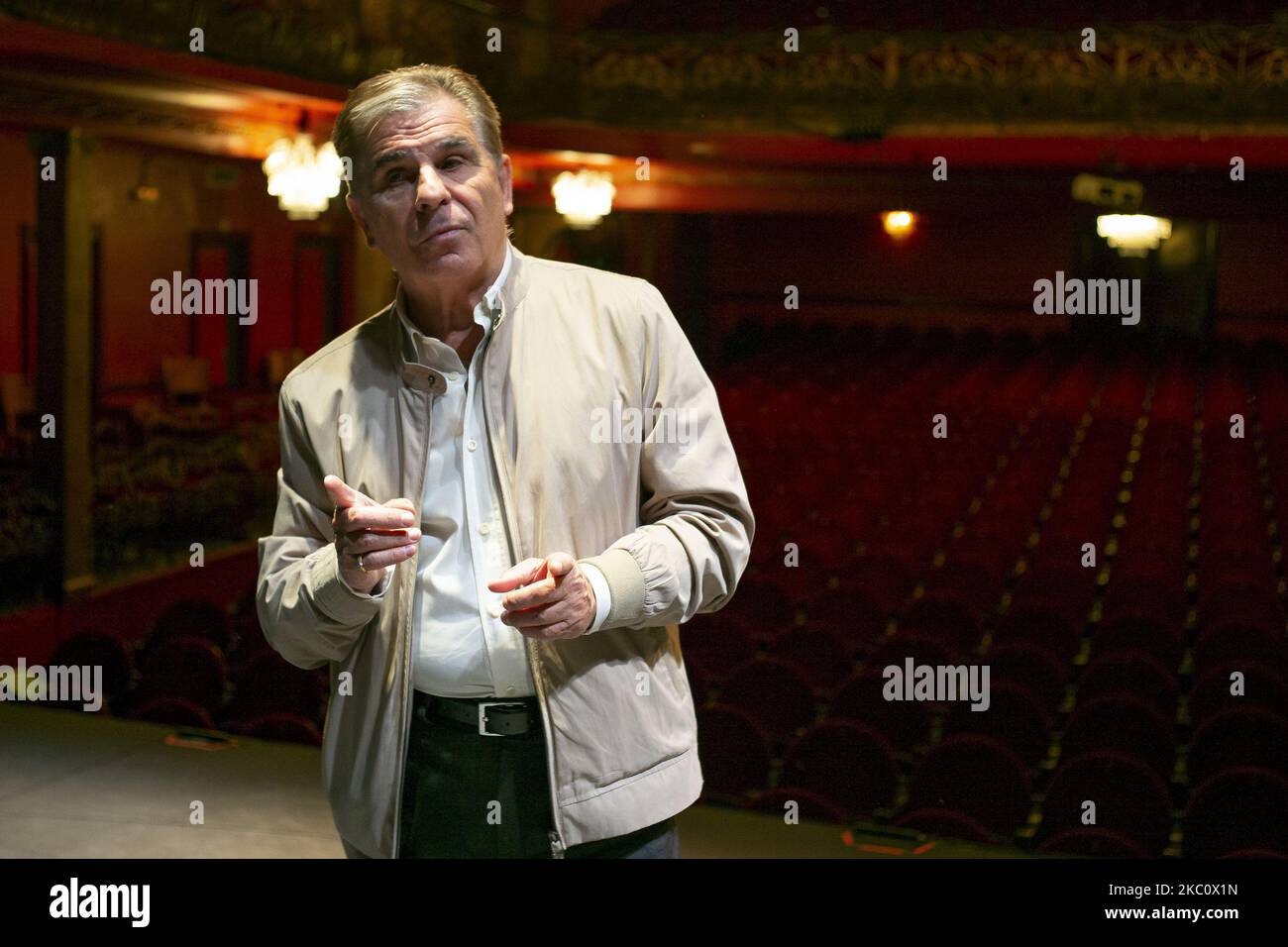 Actor Pedro Ruiz poses during the portrait session at the Infanta ...
