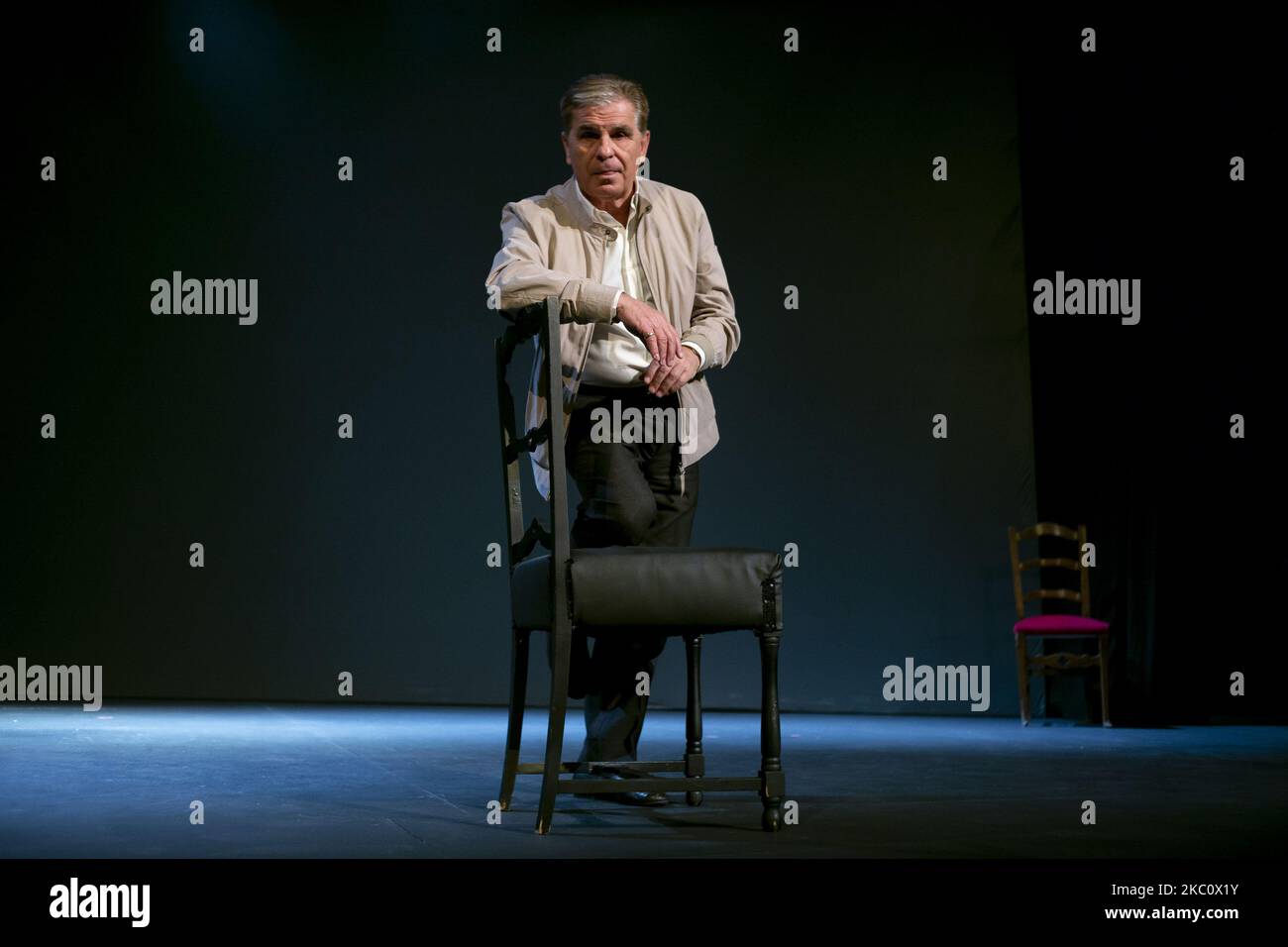 Actor Pedro Ruiz poses during the portrait session at the Infanta ...