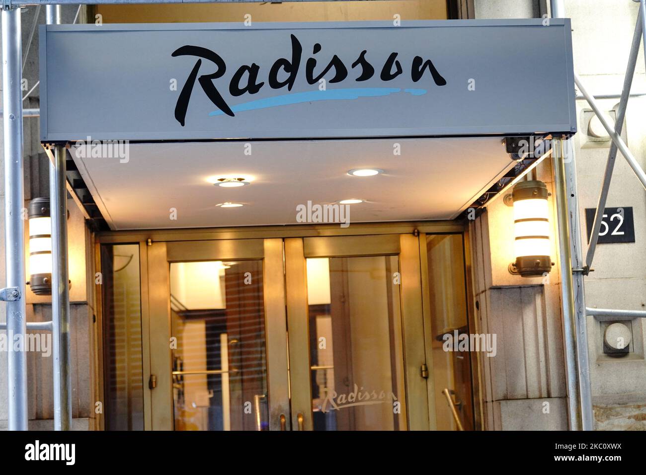 A view of the former Radisson Hotel at Wall street that were converted ...