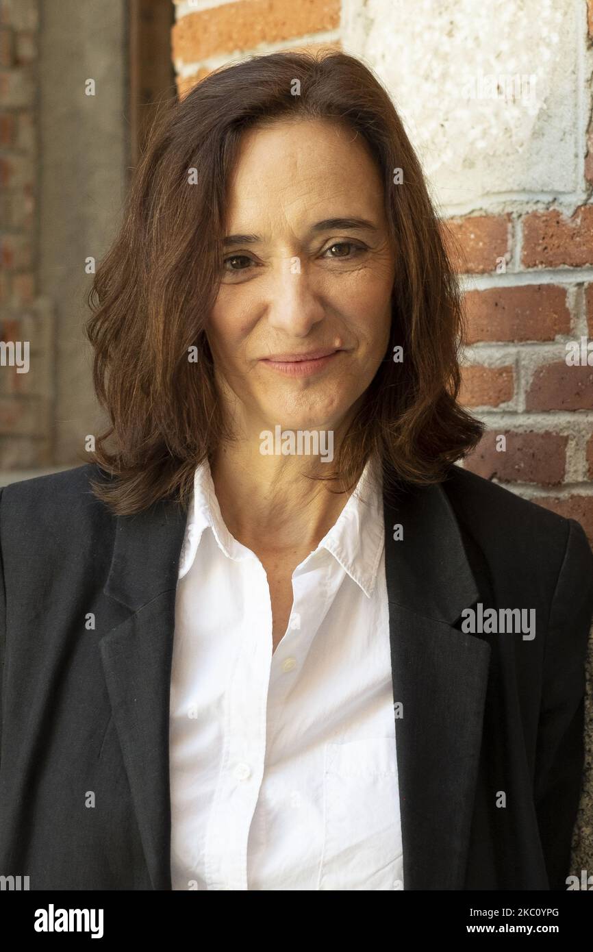 Actress Ana Torrent poses during the portrait session in Madrid on ...