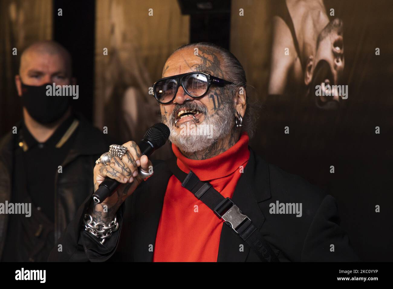 Bouncer of berlins techno club berghain sven marqueardt hi-res stock ...