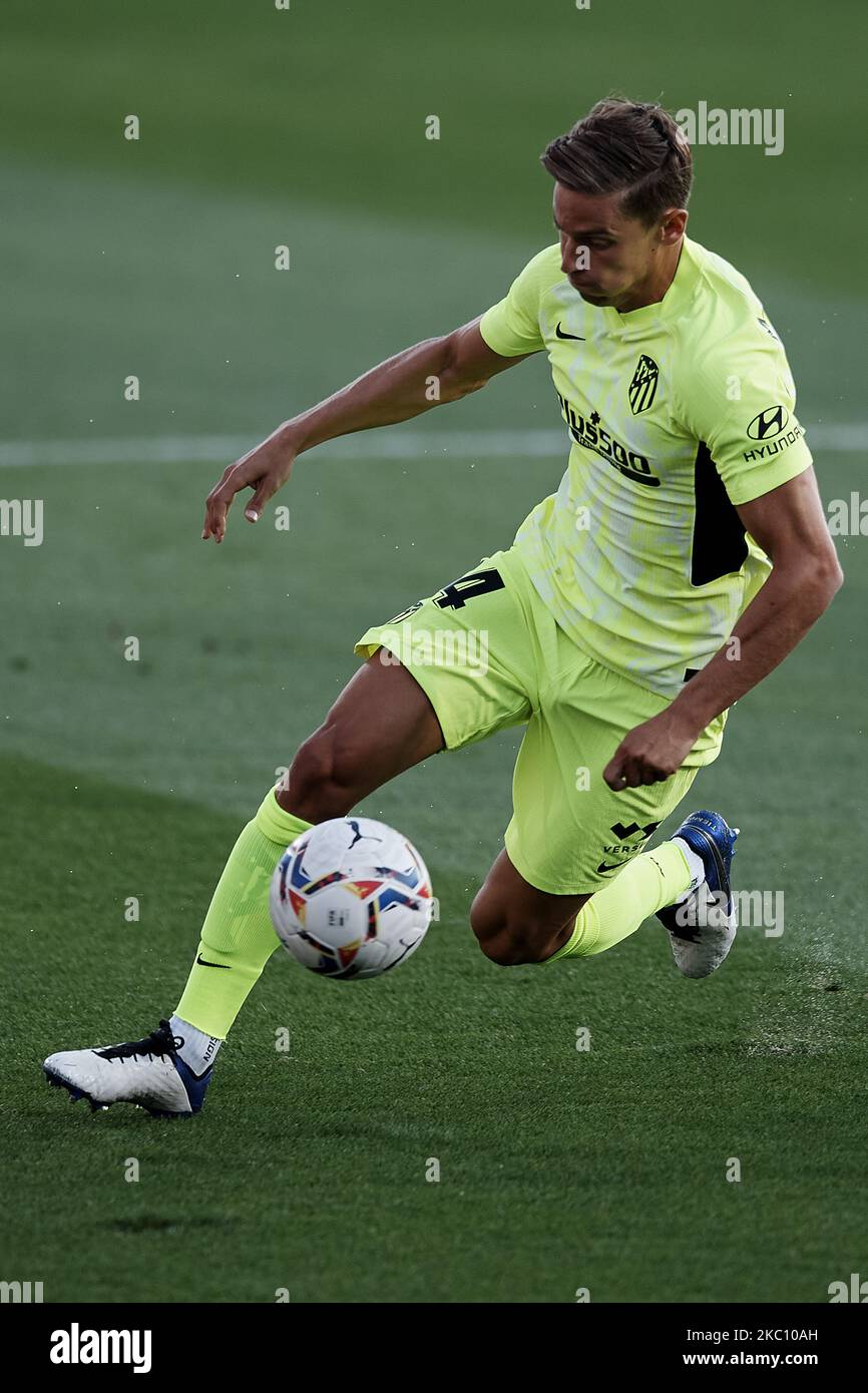 Marcos Llorente of Atletico Madrid controls the ball during the La Liga ...