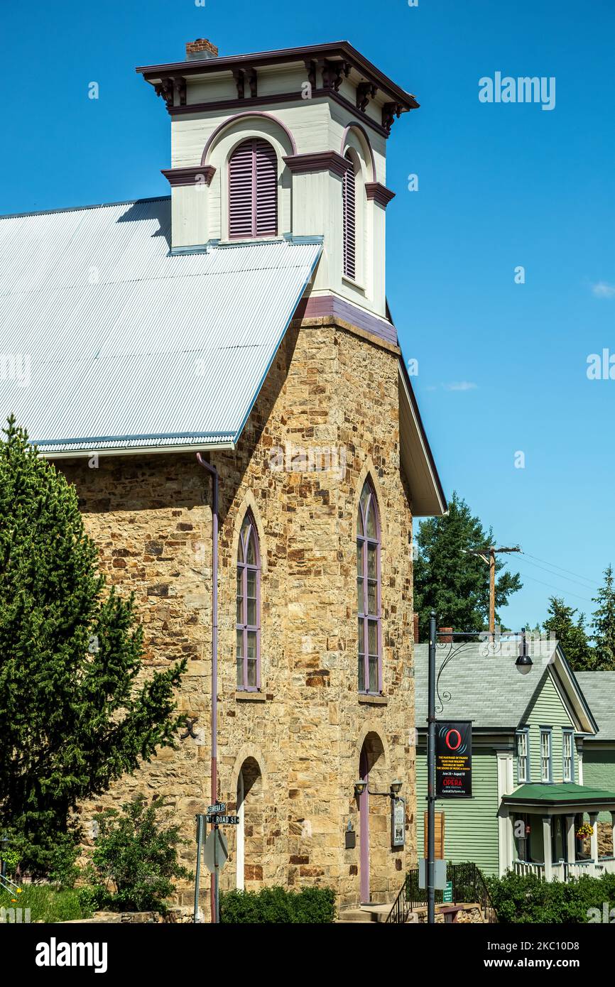 Historic St. James United Methodist Church, Central City, Colorado USA ...