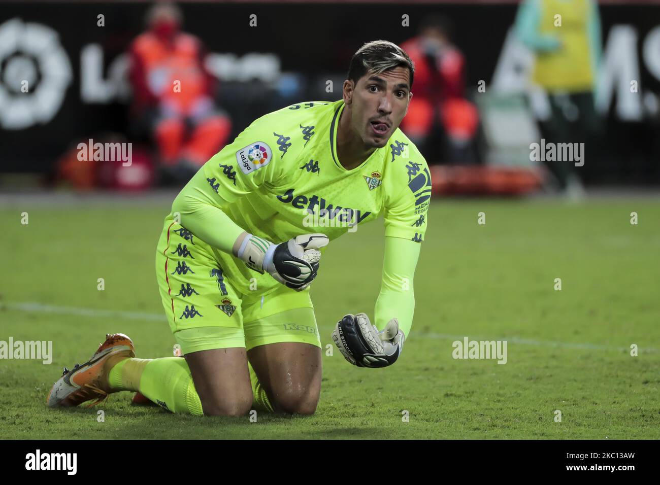 JOEL Robles of Real Betis Balompie during spanish La Liga match between ...