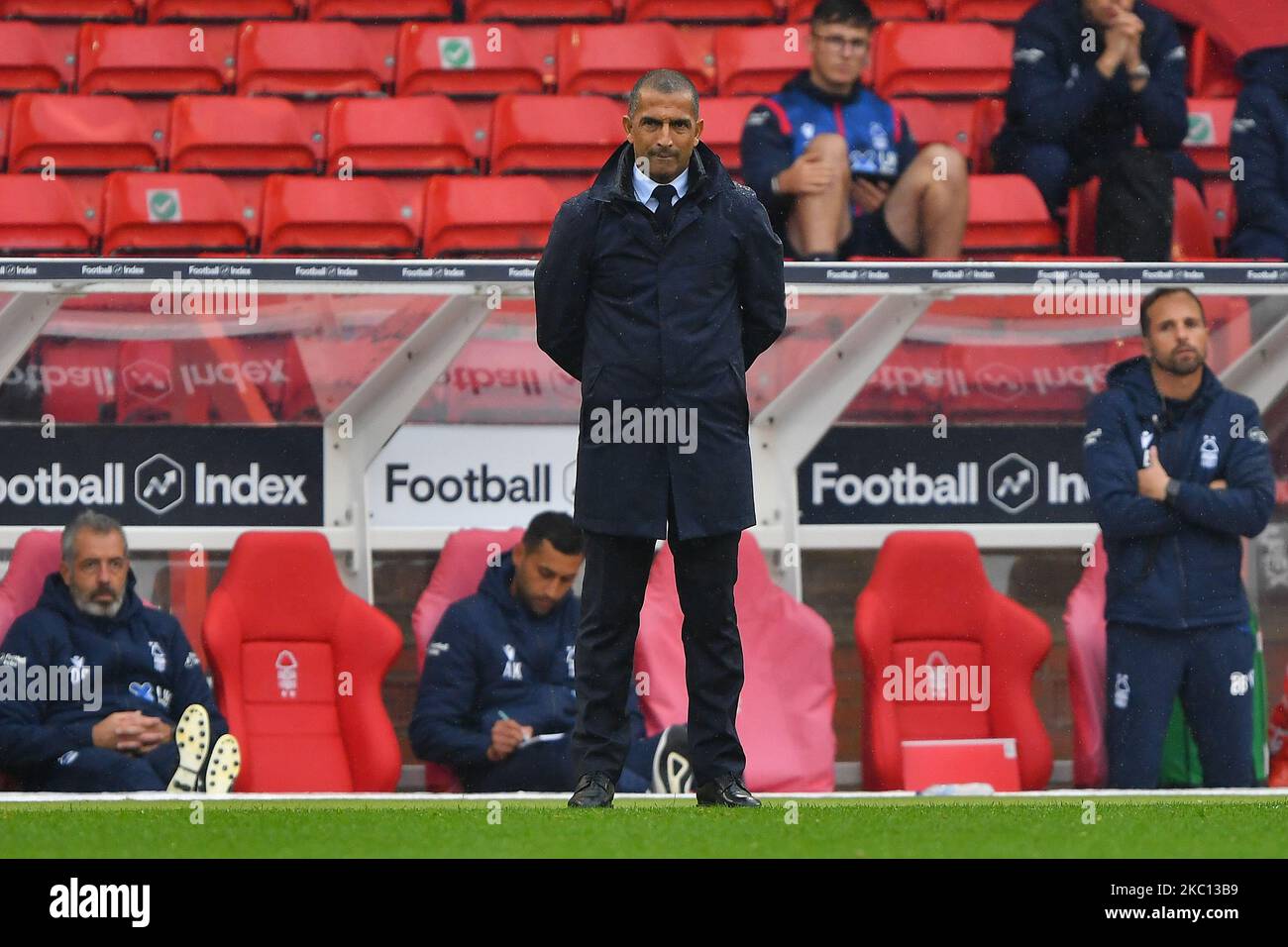 Nottingham Forest manager, Sabri Lamouchi during the Sky Bet ...