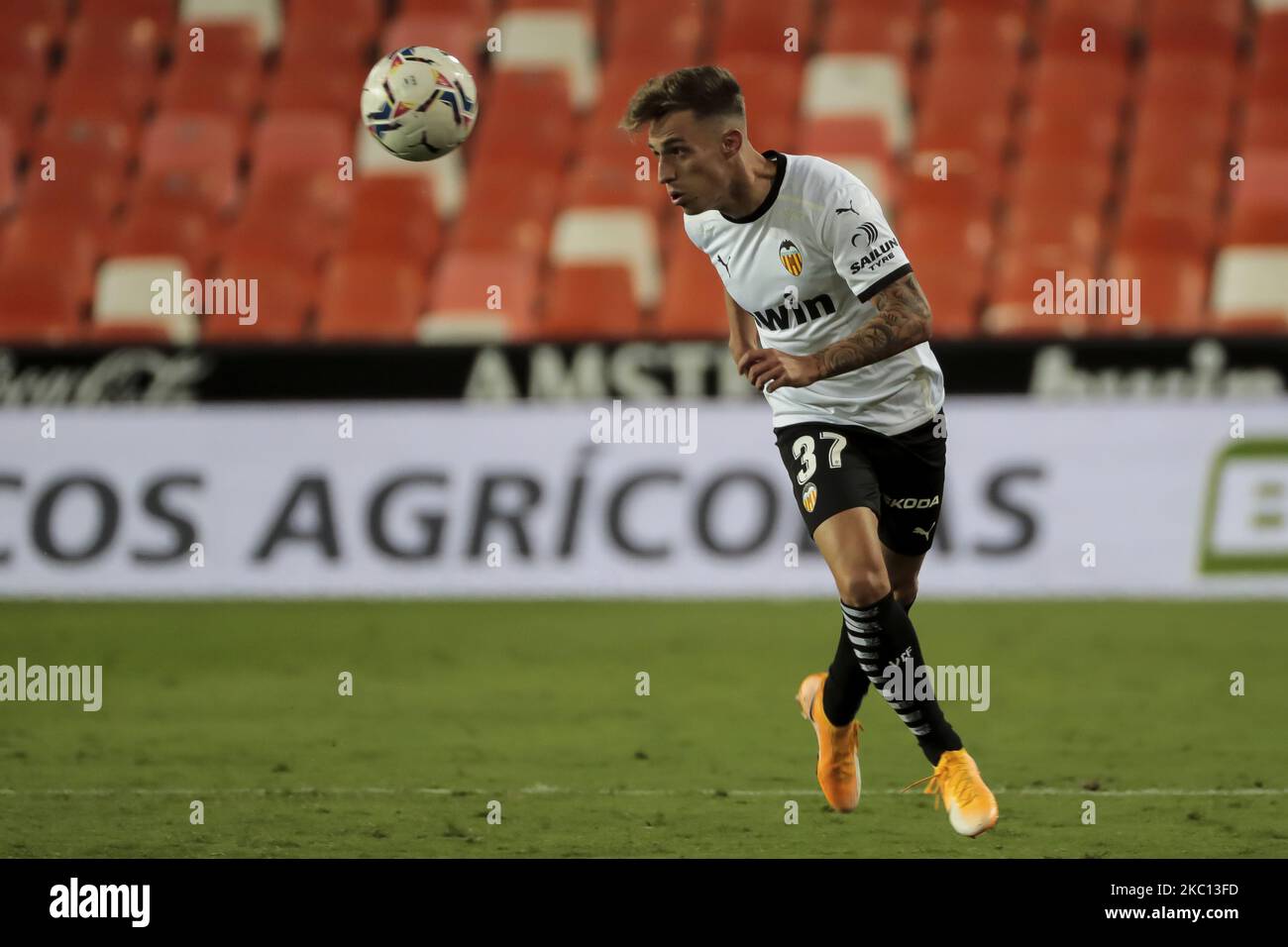 Alex Blanco of Valencia CF during spanish La Liga match between ...