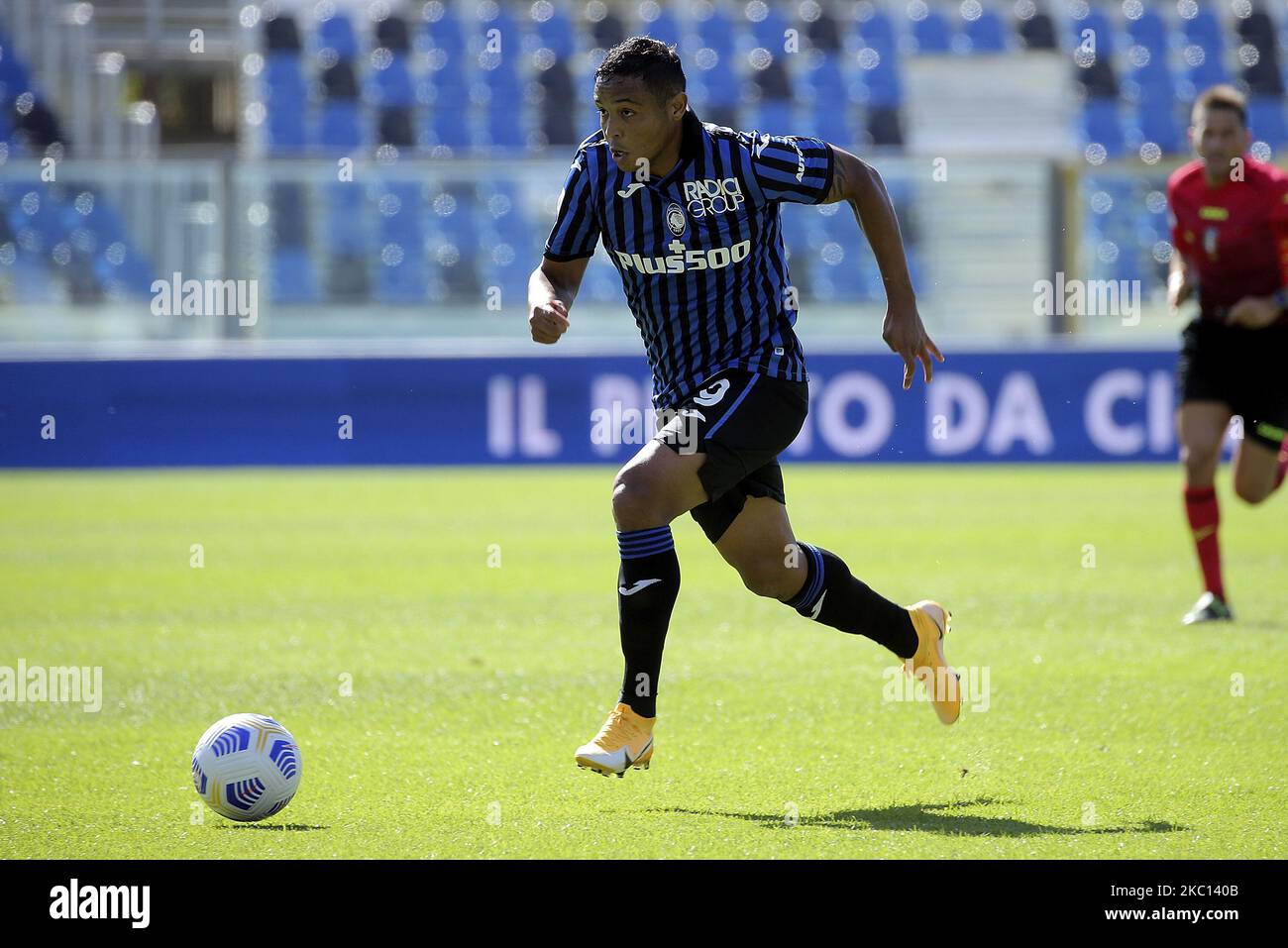 Luis Muriel of Atalanta BC in action during the Serie A match between ...