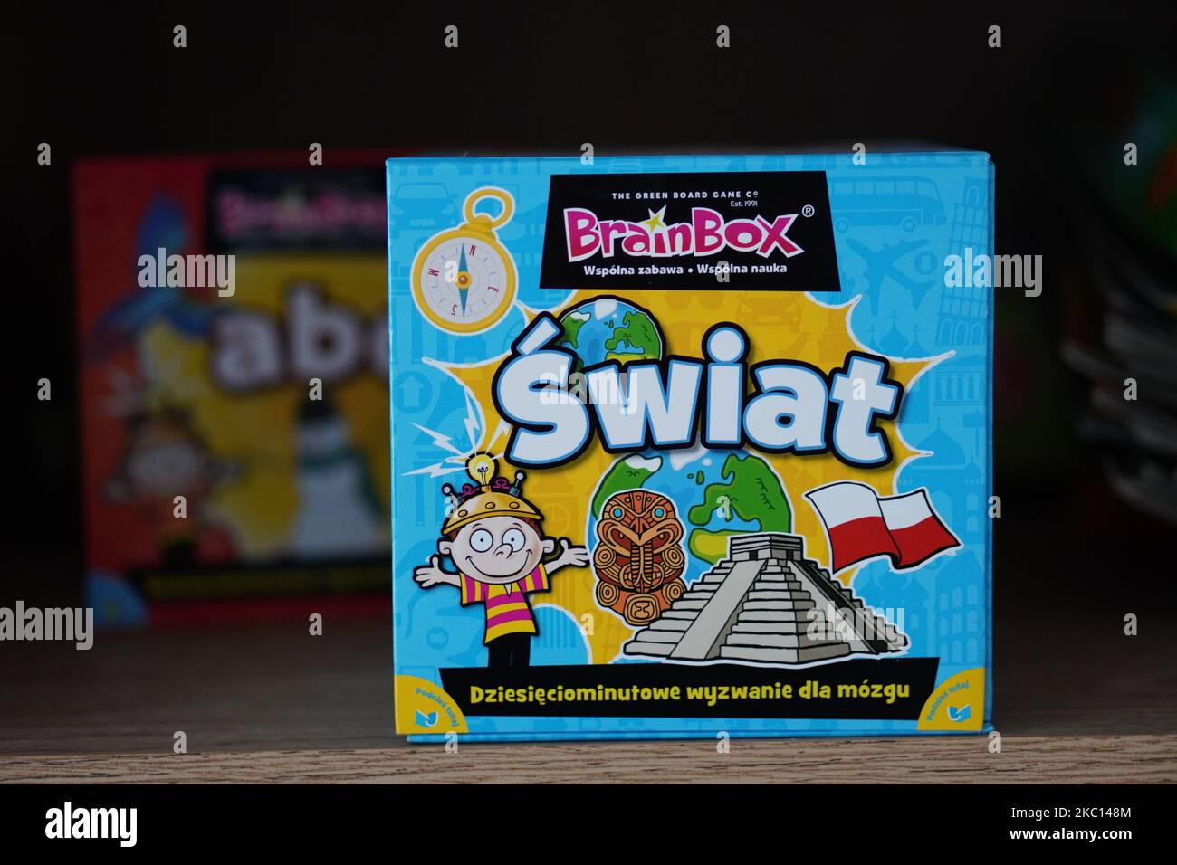 Brainbox brand card game with questions to memorize about the world in ...