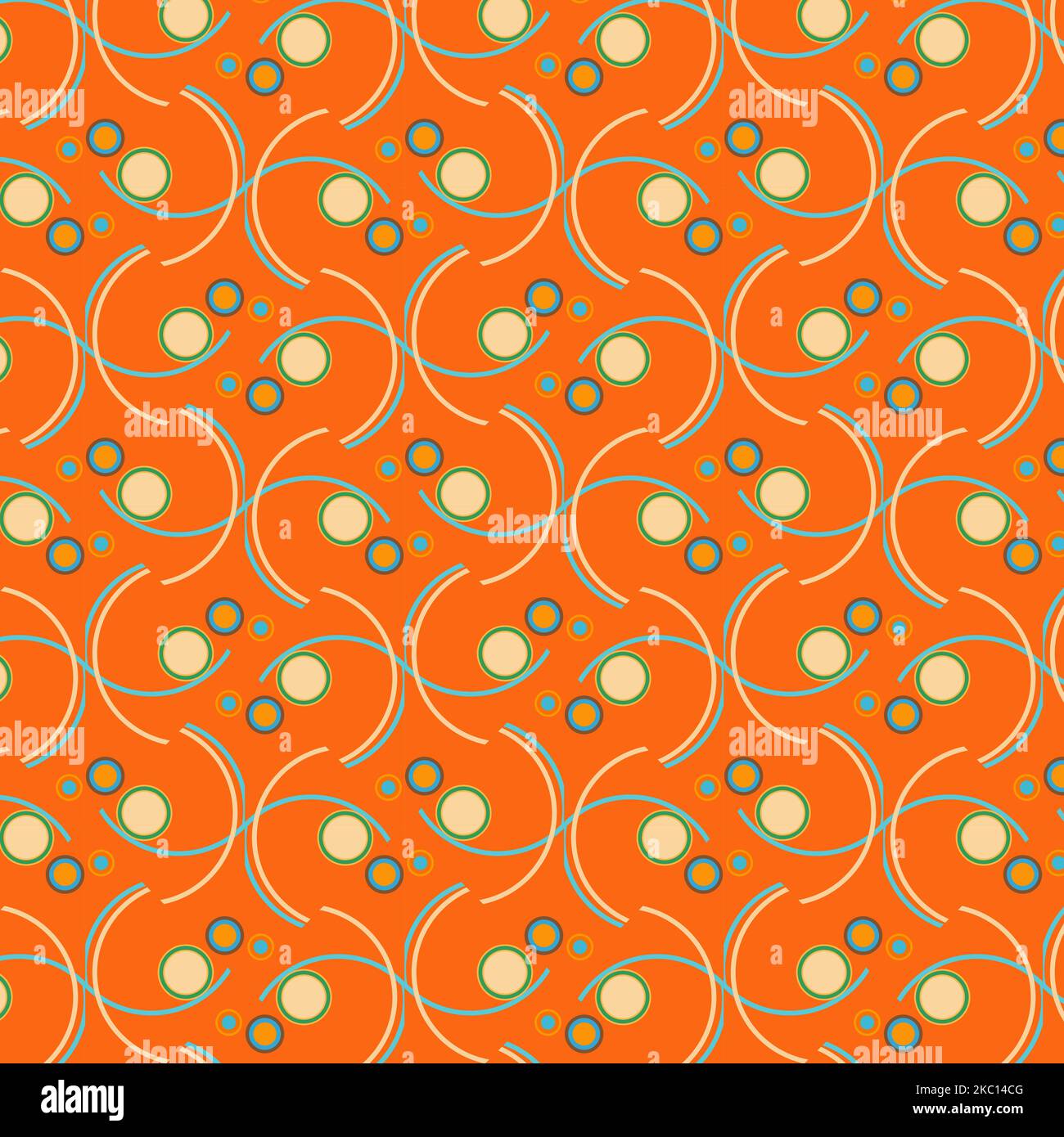orange, yellow colorful geometric seamless pattern tile for graphic ...