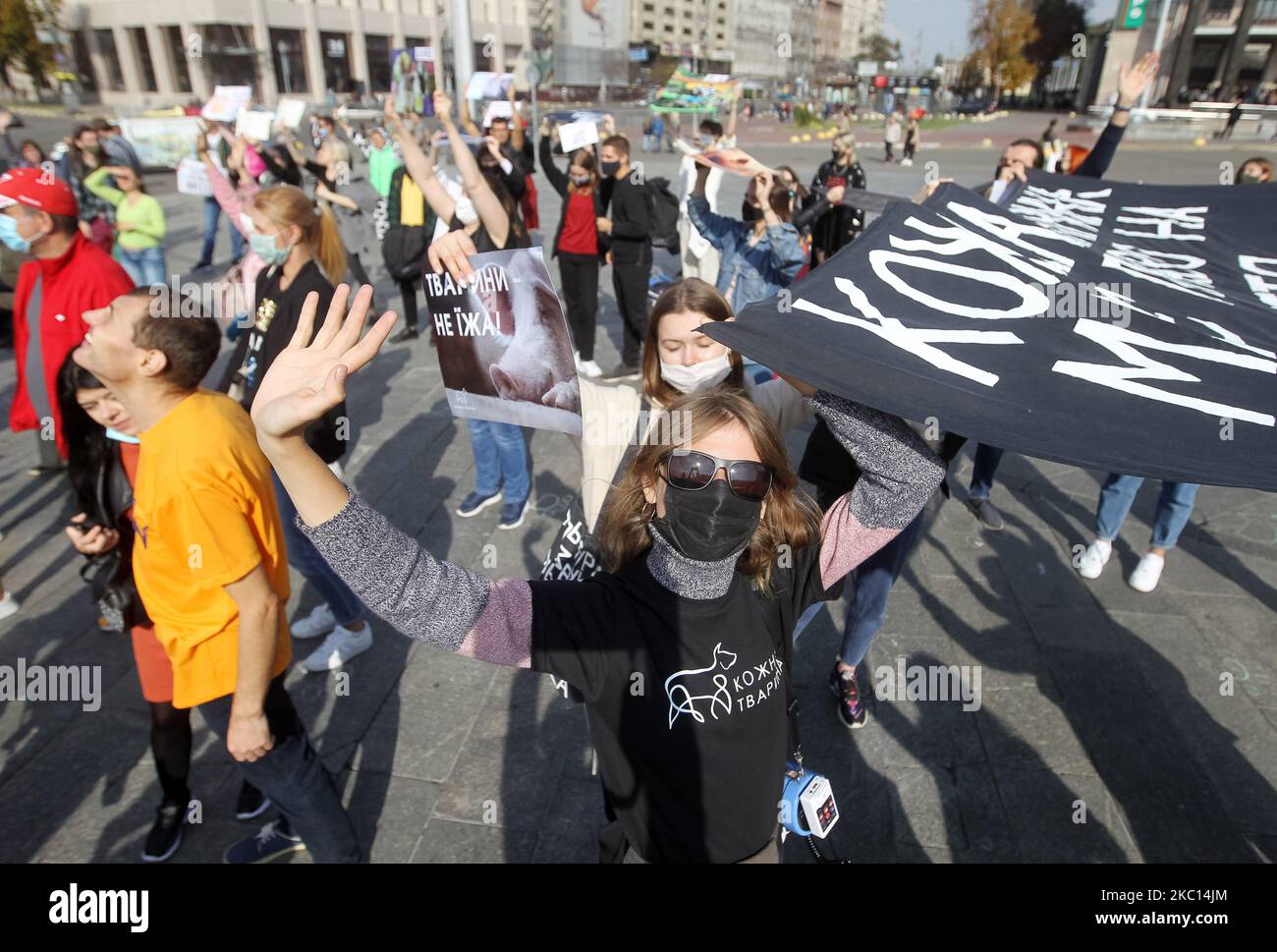 Animal rights supporters hi-res stock photography and images - Alamy