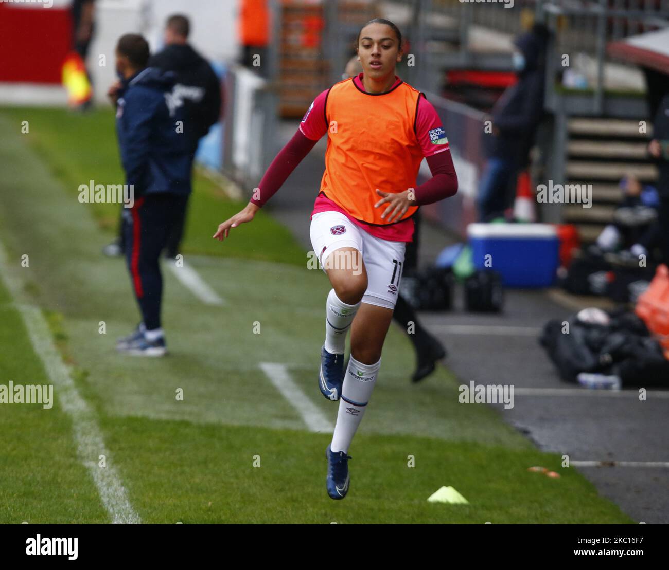 Nor Mustafa of West Ham United WFC during Barclays FA Women Super ...