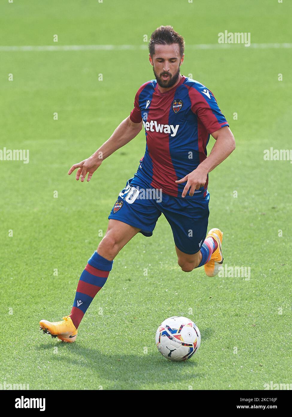 Jorge Miramon of Levante UD during the La Liga Santander mach between ...