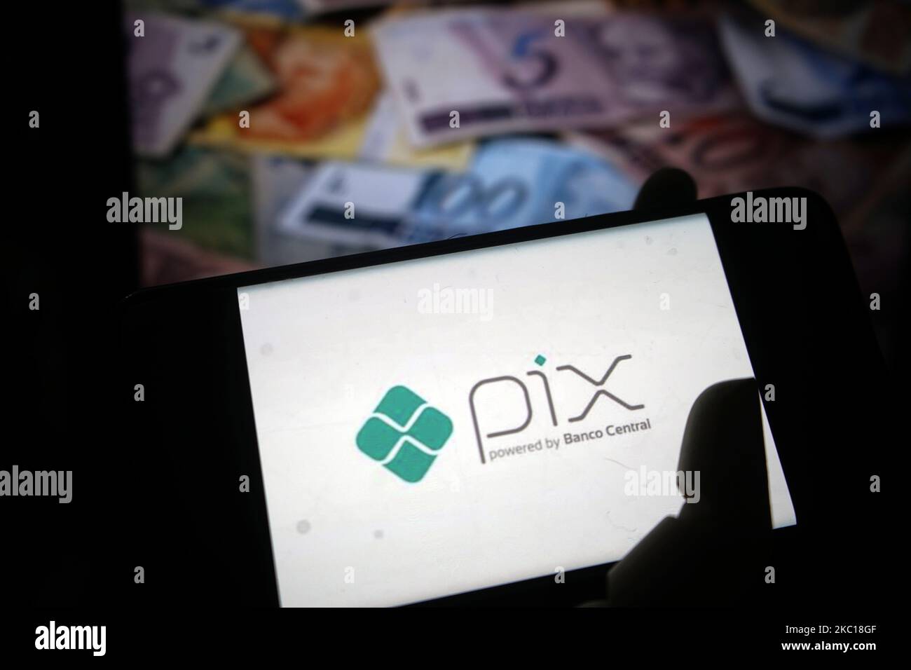 A photo illustration of the Pix is an electronic payment method from ...