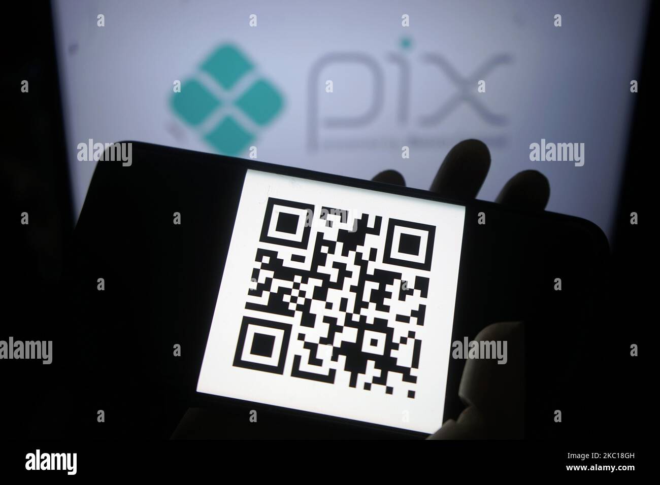 A photo illustration of the Pix is an electronic payment method from ...