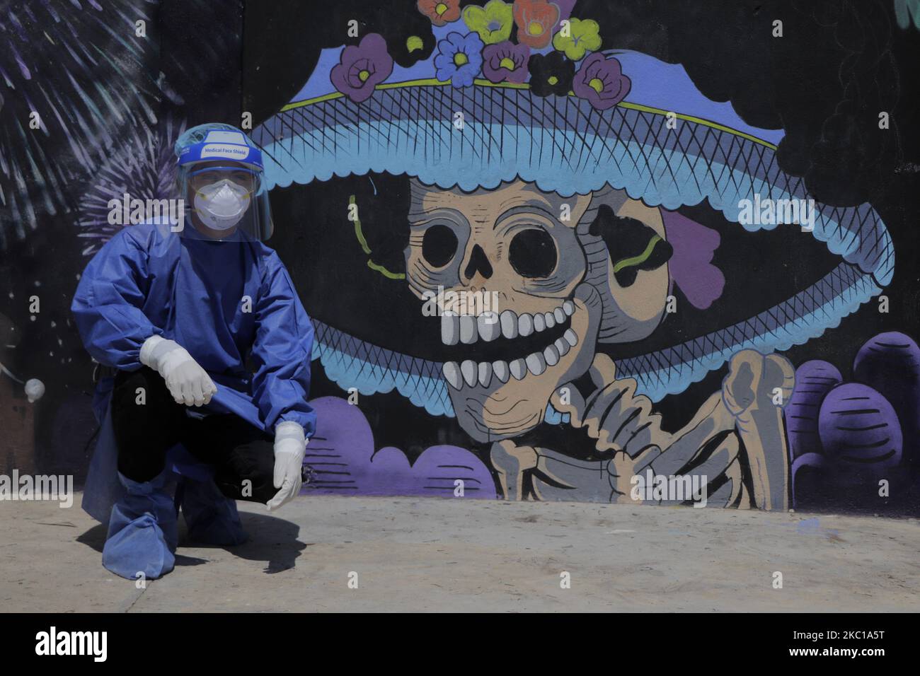 Mural la catrina dia de hi-res stock photography and images - Alamy