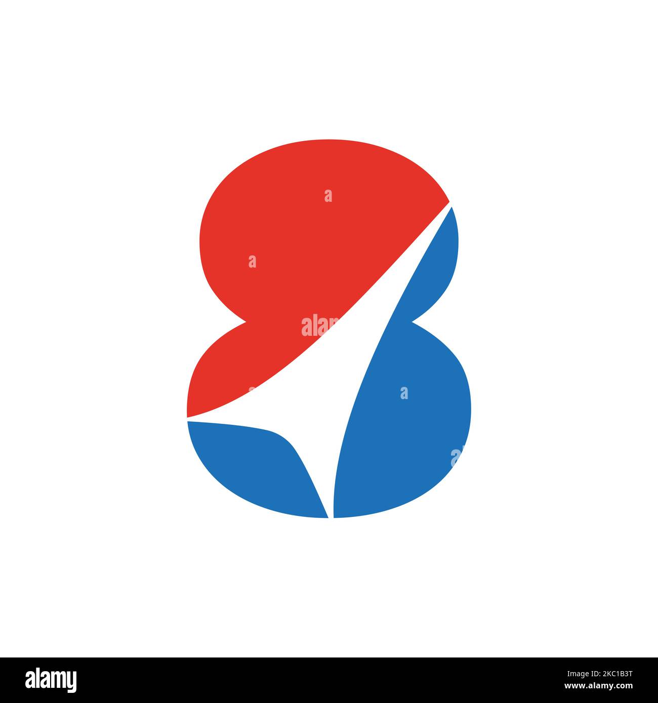 Letter 8 Logo Design, Minimalist 8 Letter Monogram Initial Based Vector ...