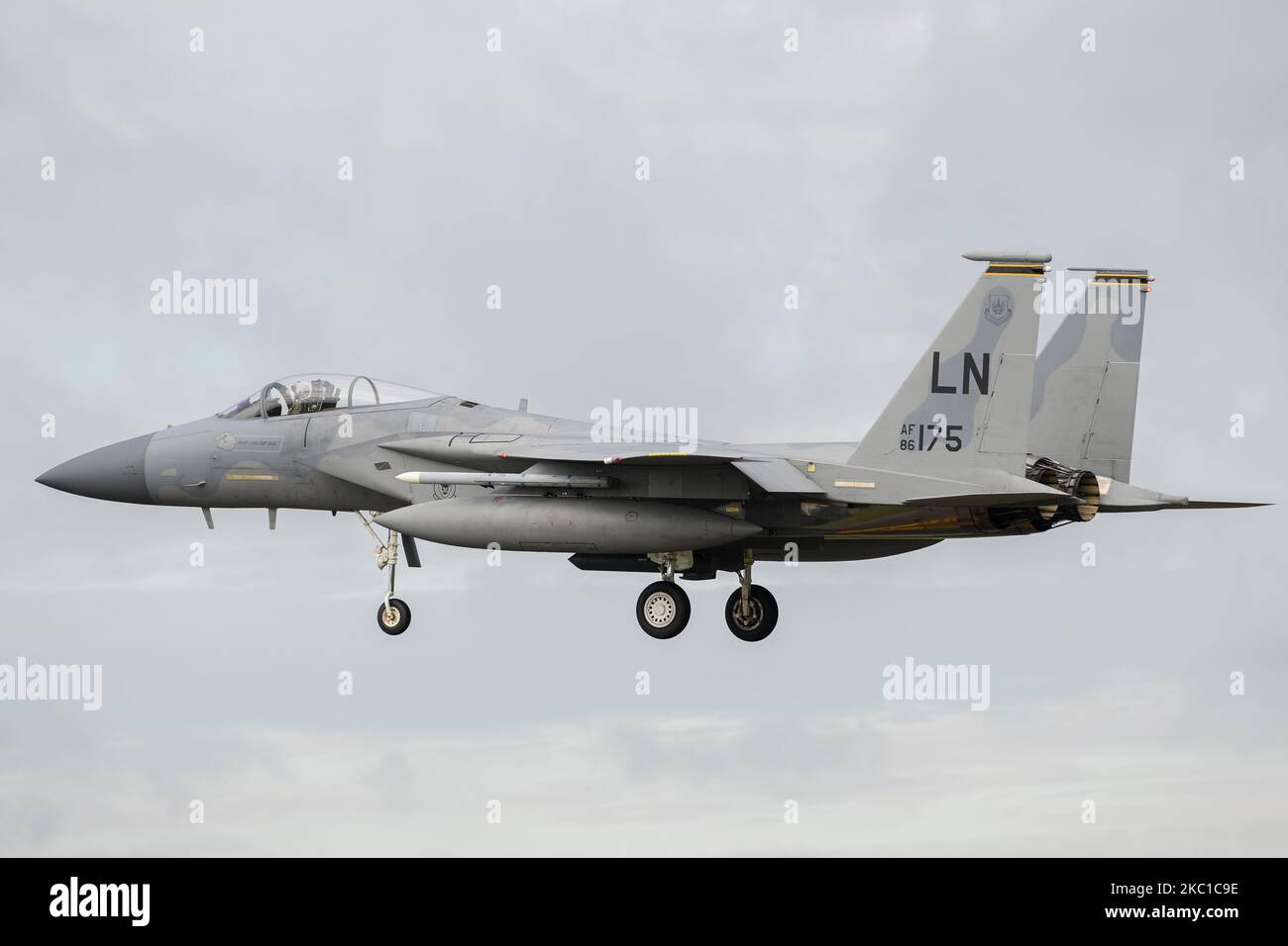 LN AF 86 175 U.S. Air Force McDonnell Douglas F-15C Eagle of the 493rd ...