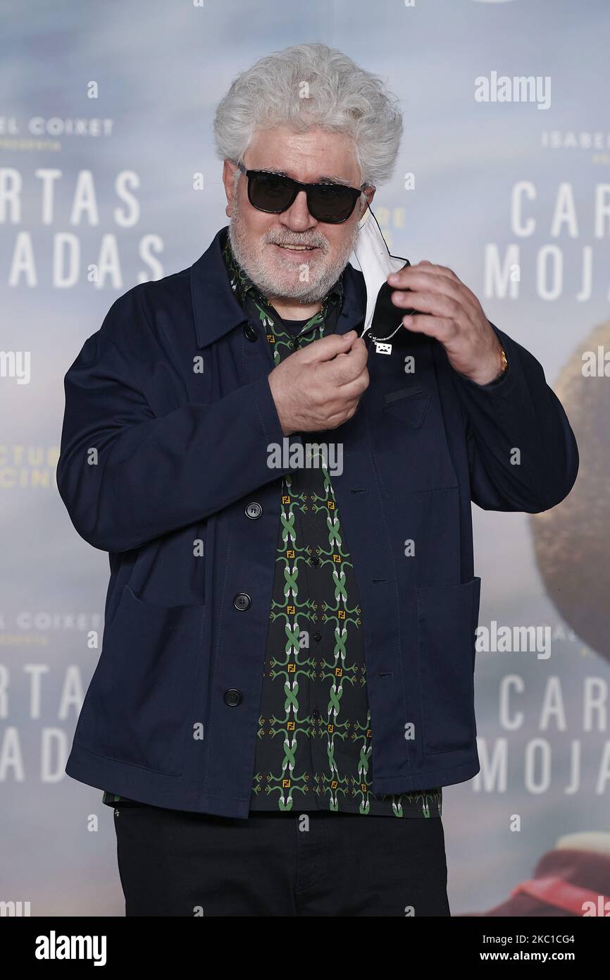 Pedro Almodovar attends the 'Cartas Mojadas' Premiere at Gran Principe ...