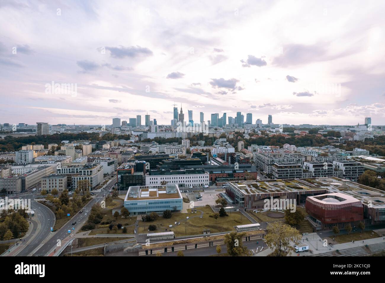 There are about 70 buildings in Warsaw that are more than 65 meters ...