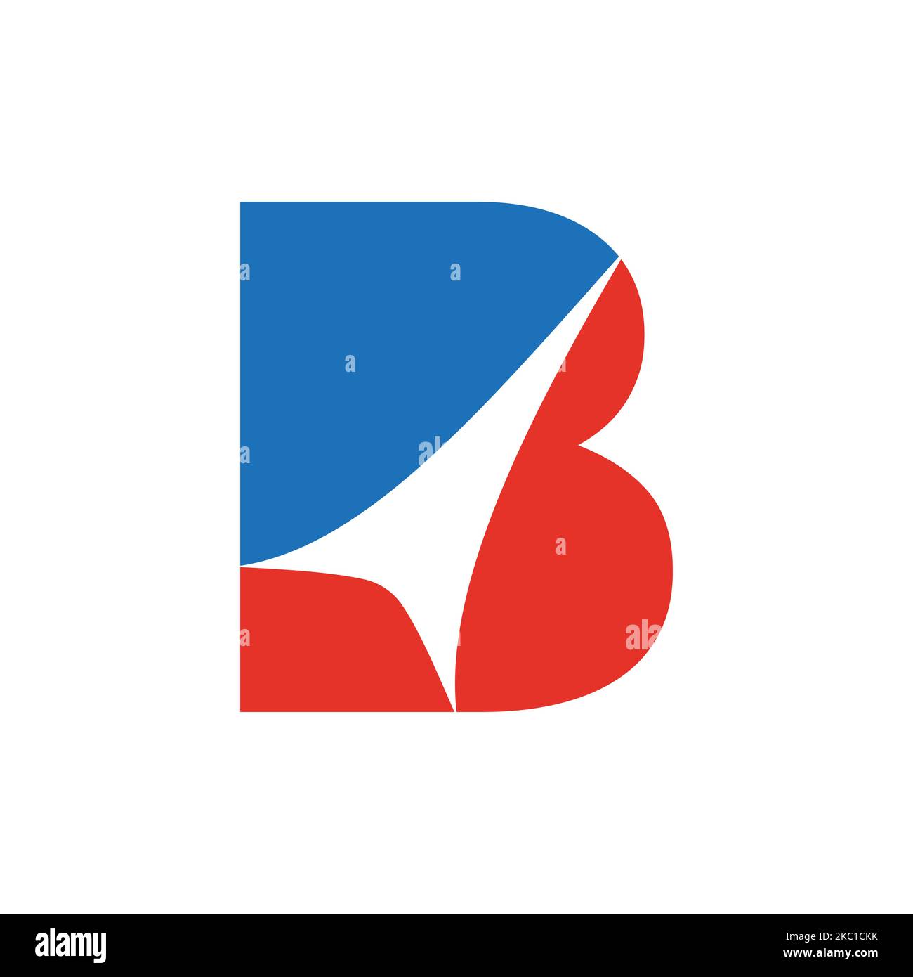 Letter B Logo Design, Minimalist B Letter Monogram Initial Based Vector ...