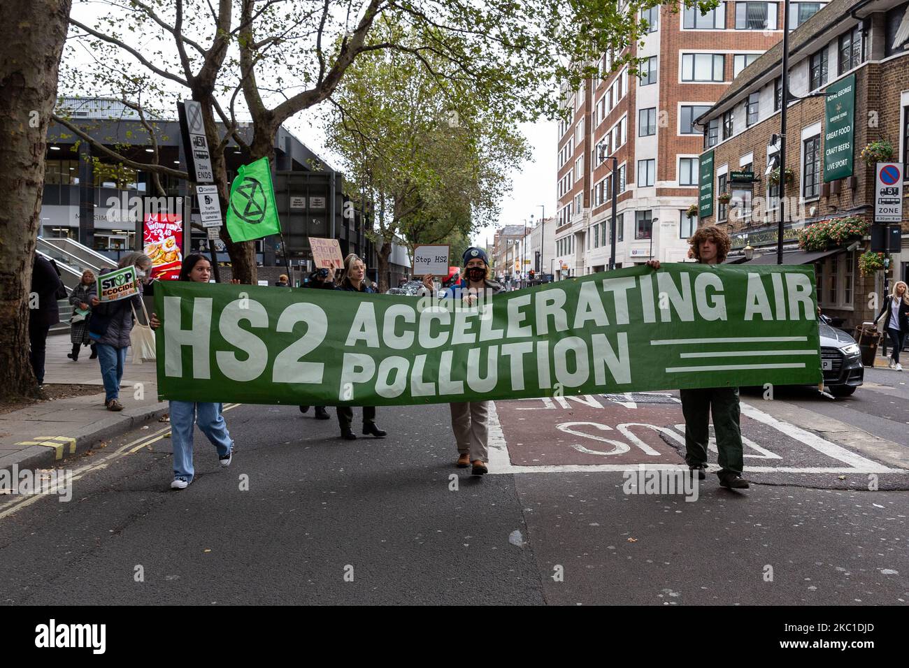 Environmentalists, including members of Extinction Rebellion protest ...
