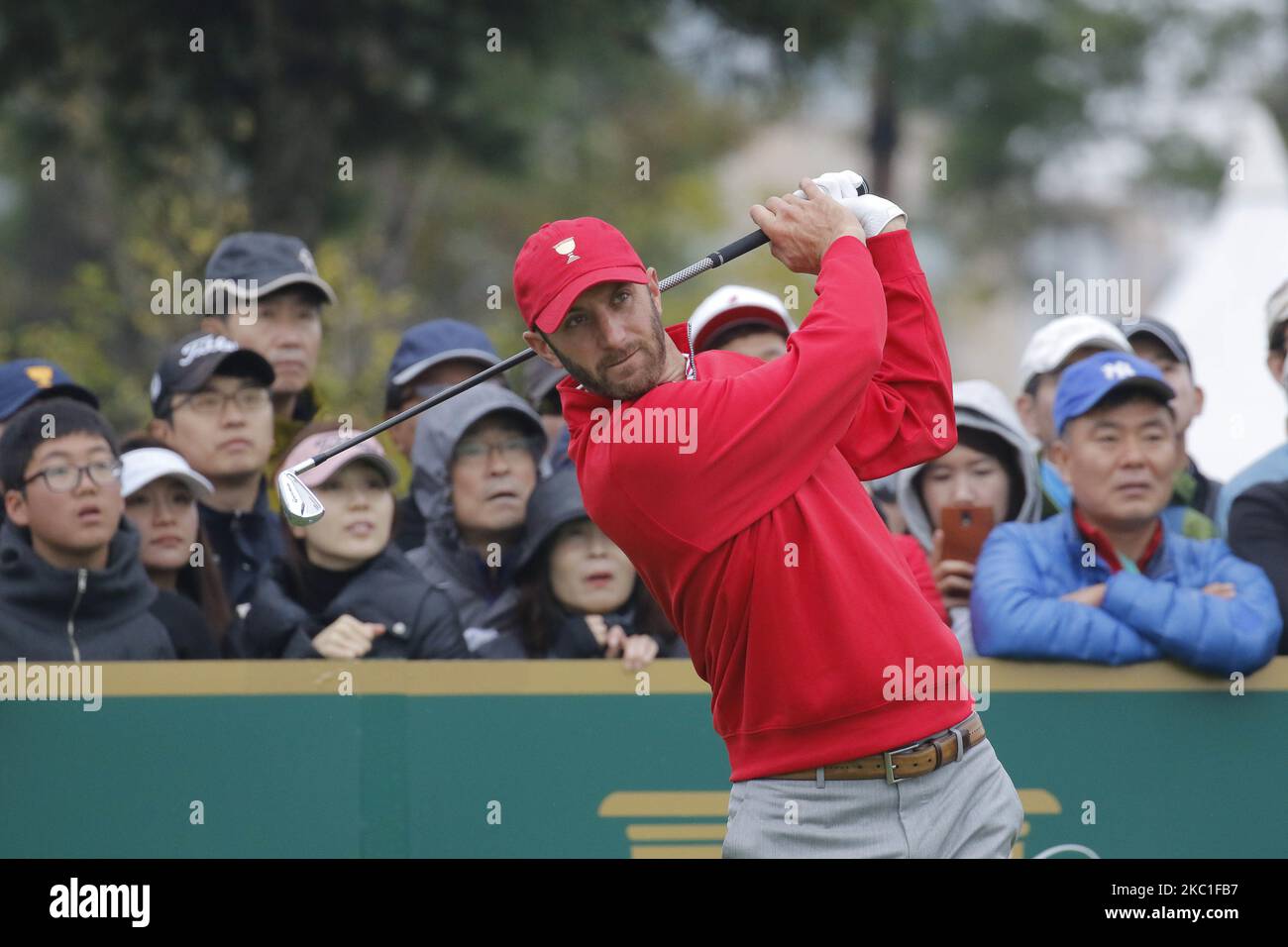 United states team player dustin johnson hi-res stock photography and ...