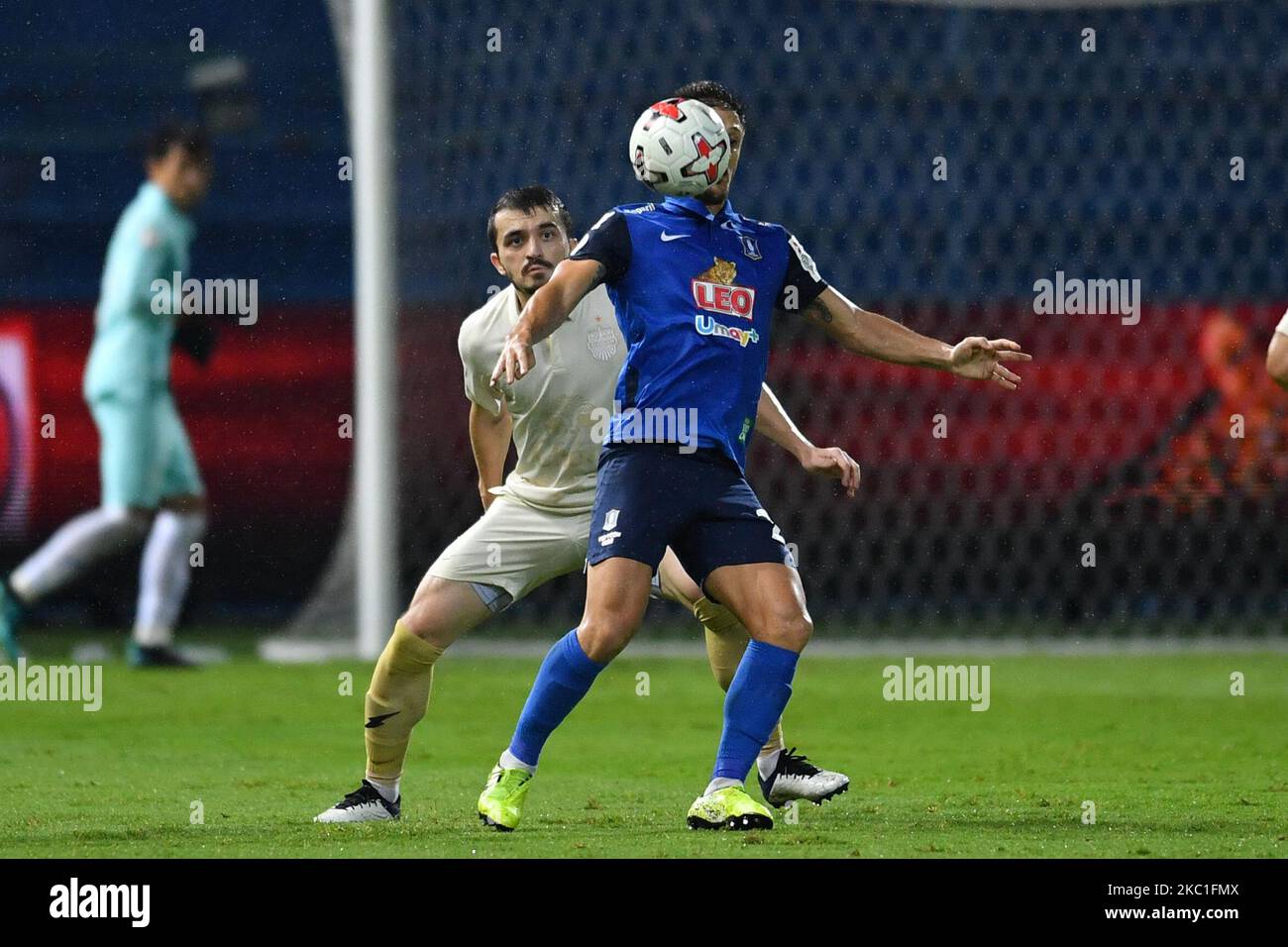 Daniel Garcia Rodriguez, (blue) team player of BG Pathum United in ...
