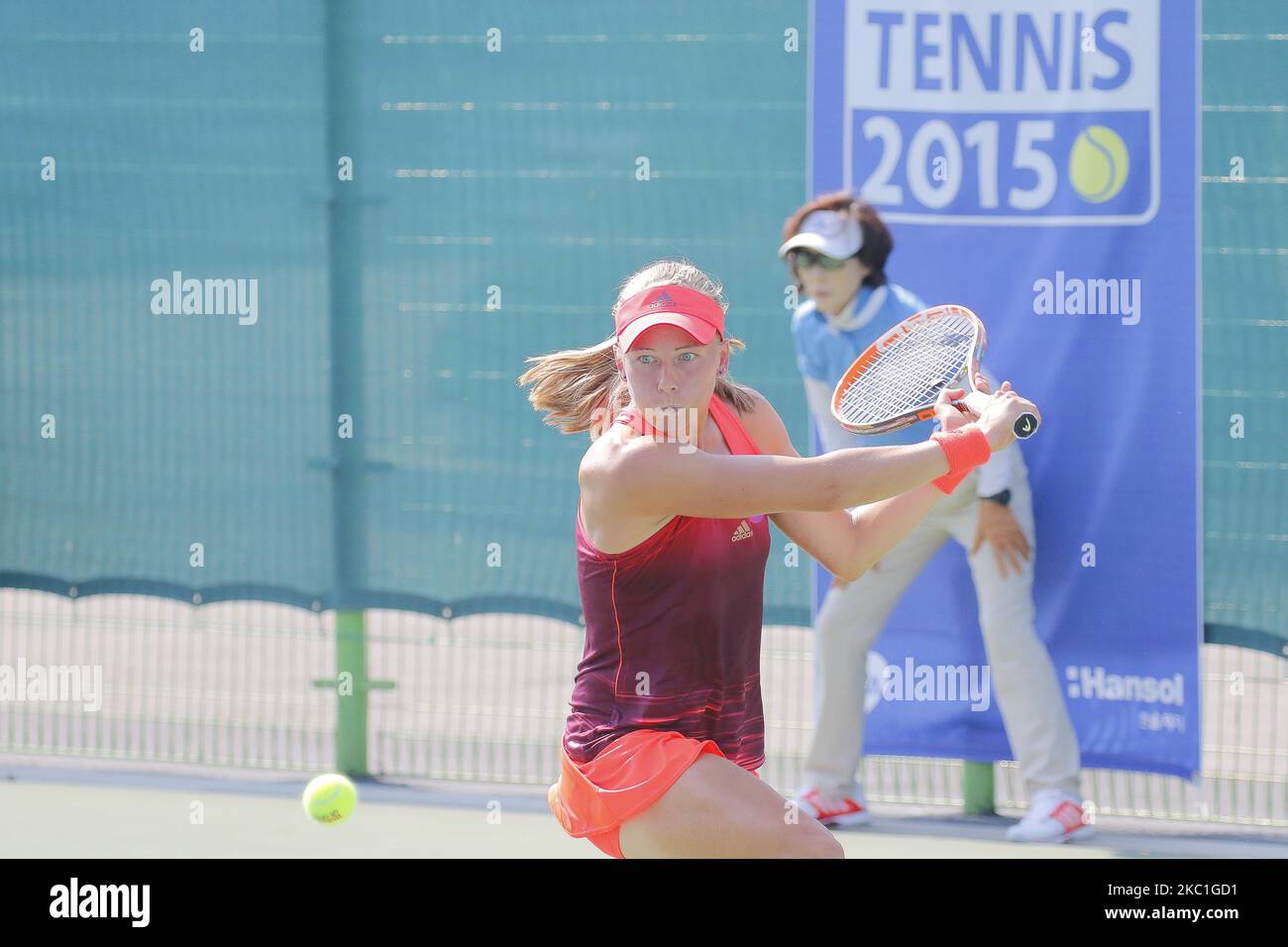 Johanna larsson of swe match play hi-res stock photography and images ...