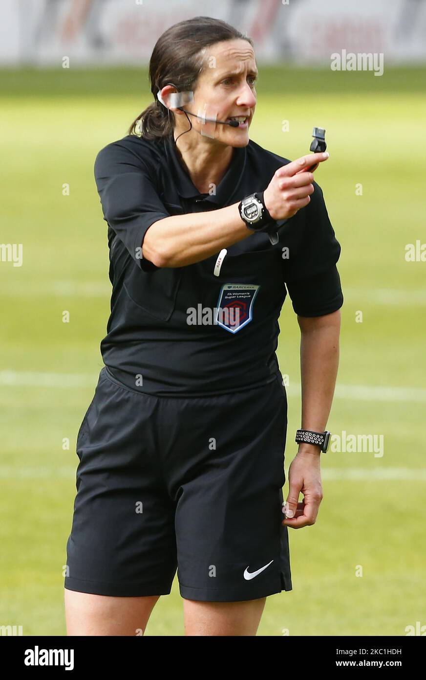 Referee Amy Fearn during Barclays FA Women's Super League between ...
