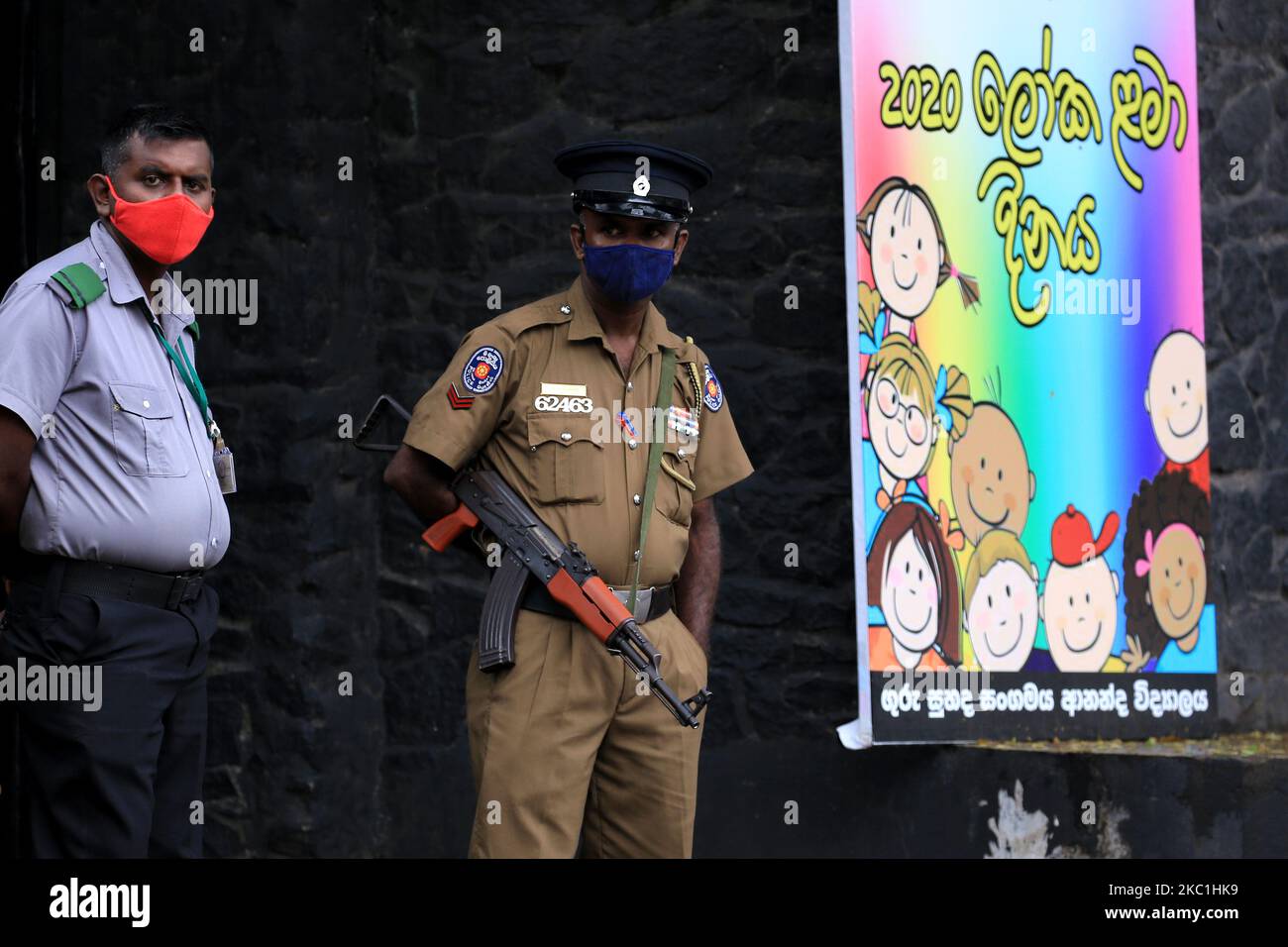Sri lankan school security guard hi-res stock photography and images ...