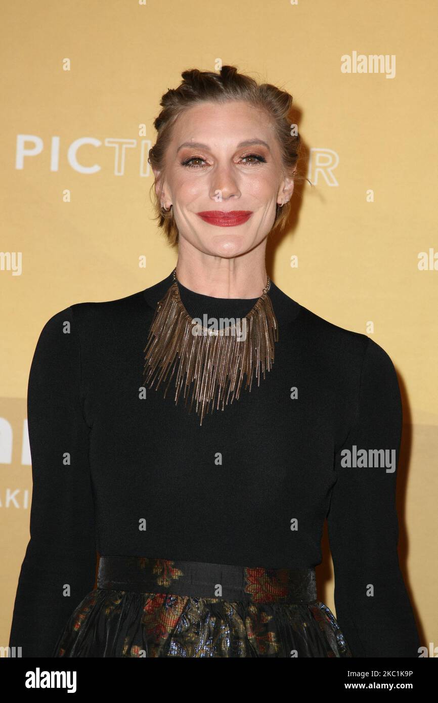 Katee Sackoff attends the 2022 amfAR Gala Los Angeles at Pacific Design ...