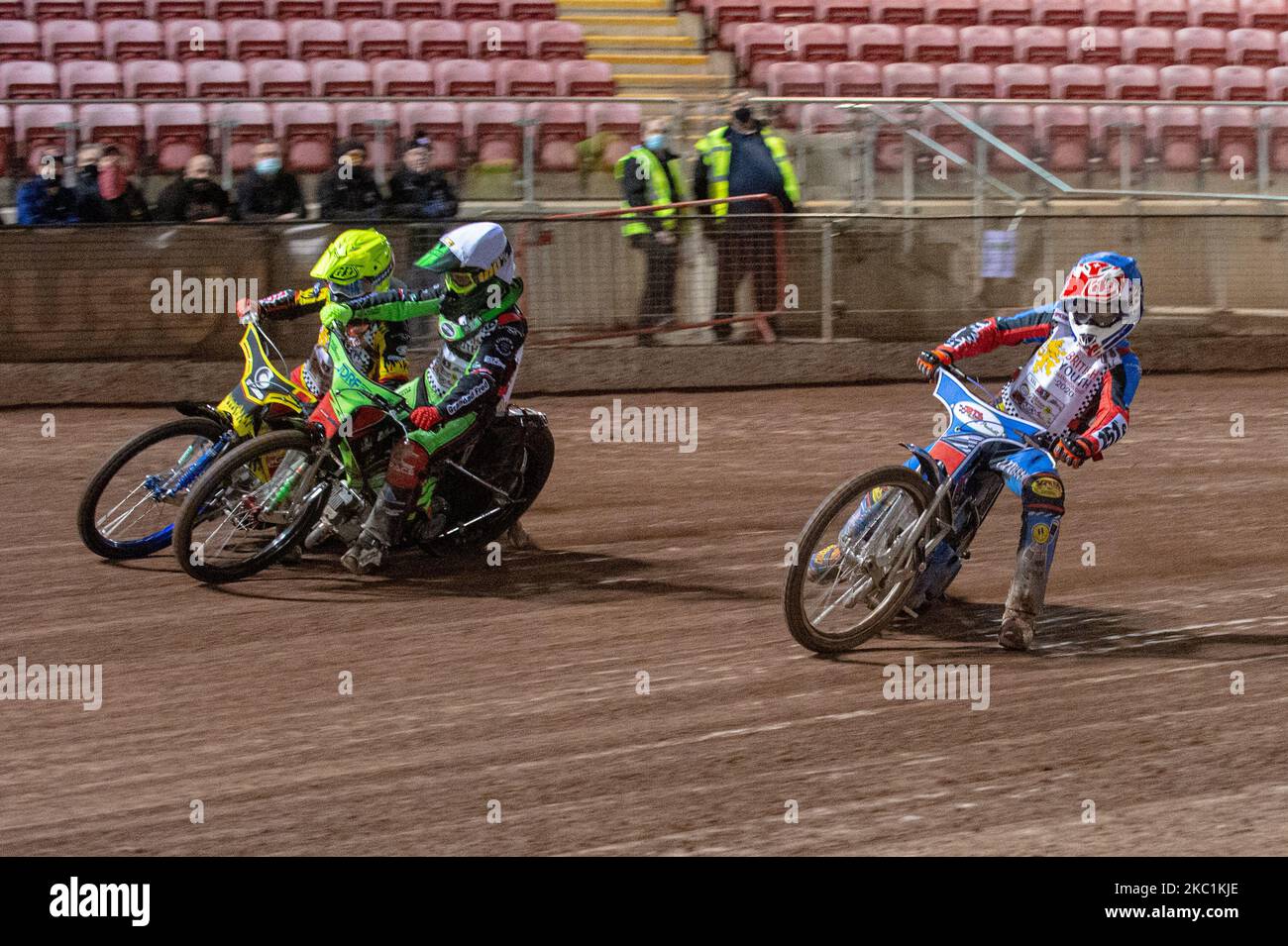 Cameron Taylor (Blue) inside Luke Harrison (White) and Max James ...