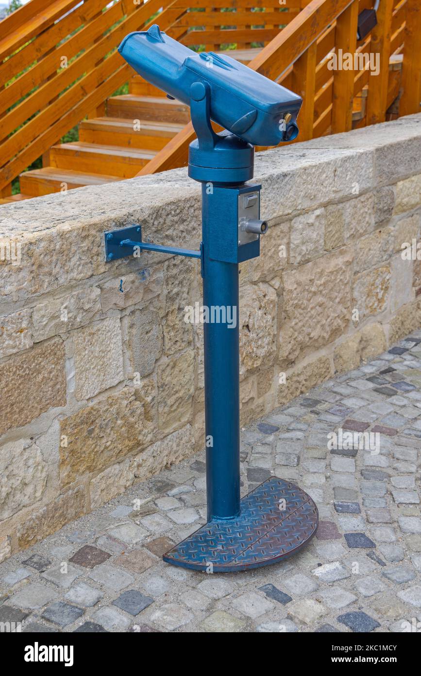 Coin Operated Binoculars Tower Viewer Permanently Mounted on a Stalk ...