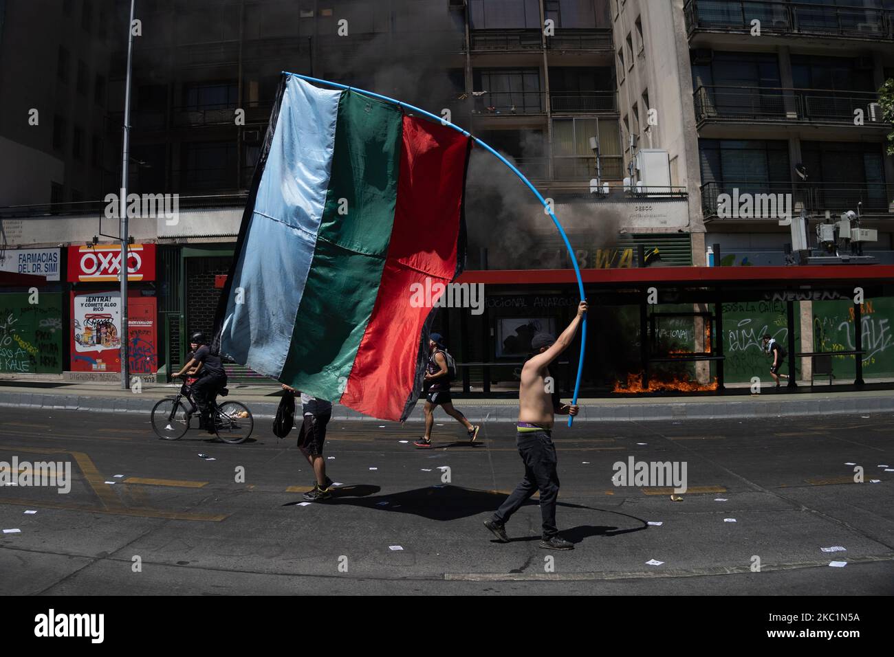 Burned out bus stop hi-res stock photography and images - Alamy